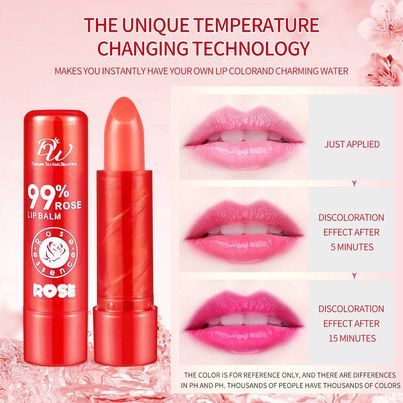 Sweetness Lipstick Moisturizing Lip Balm 99% Rose + VE / Aloe Vera + VE ...