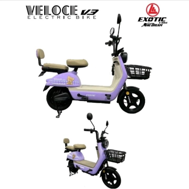Sepeda Listrik Exotic Veloce V3 Sepeda Listrik E Bike Exotic Veloce V3 Motif BerGaransi Resmi ...