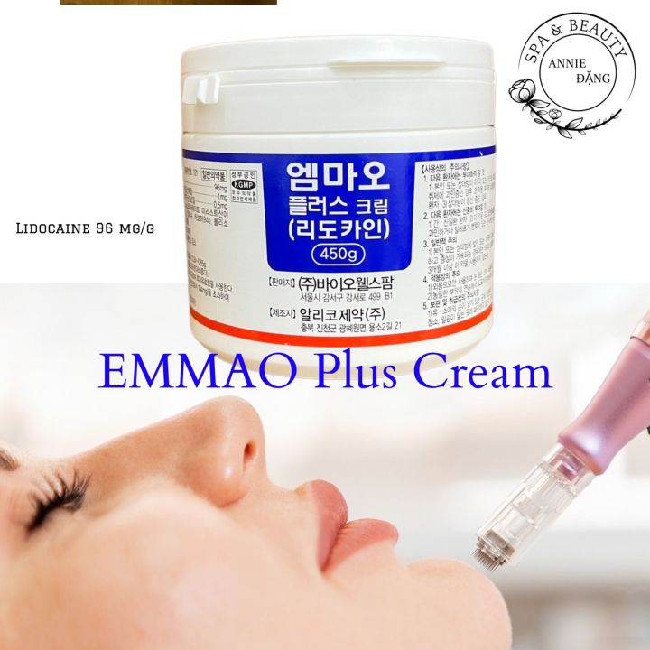 Kem Tê Hàn Quốc EMMAO Plus Cream Lidocaine 96mg/g - 450g | Lazada.vn