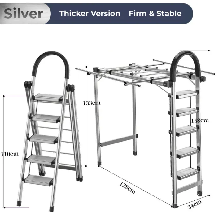 [SG SELLER] Multi-Purpose Drying Rack Ladder | Lazada Singapore