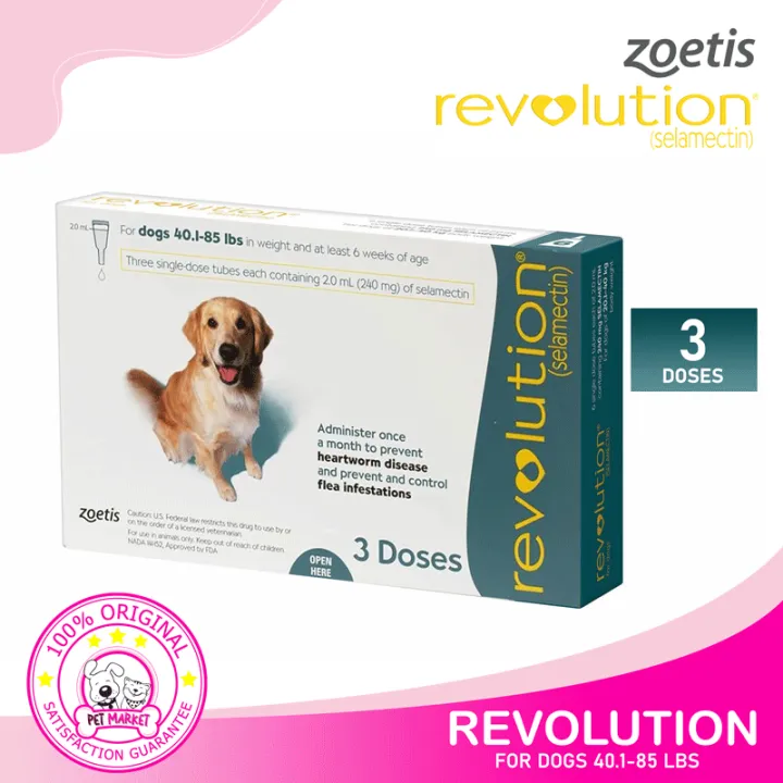 Revolution For Dogs 40 80 Lbs