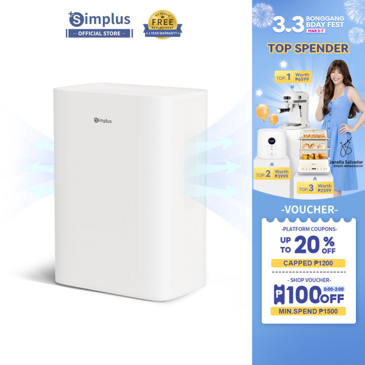 Simplus Dehumidifier Air Purifier for Room/Office Air Freshener ...