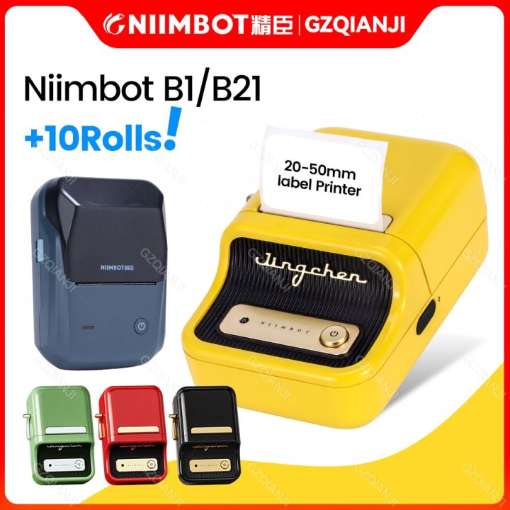 Niimbot B21 B1 Wireless Thermal Label Printer Mini Portable Barcode Maker Moble Phone Price Tag ...