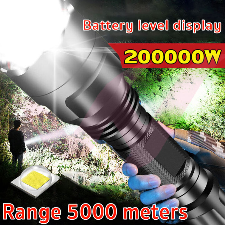 P90 5 Lighting Modes Outdoor Flashlight Heavy Duty Searchlight LED P90 5 Lighting Modes Outdoor Flashlight Heavy Duty Searchlight LED