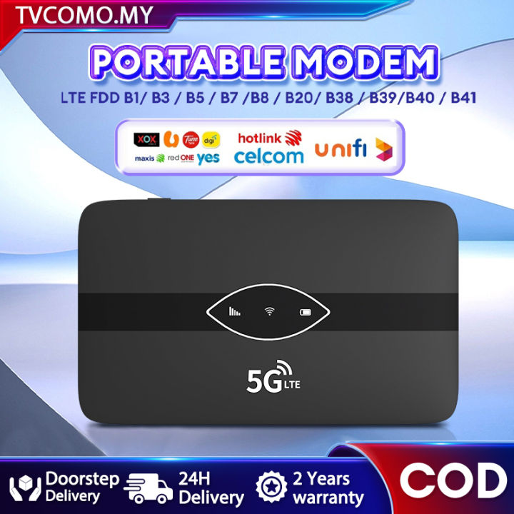 5G Wifi Modem Unlimited Sim Card Mini Protable Pocket Support Hotspot ...