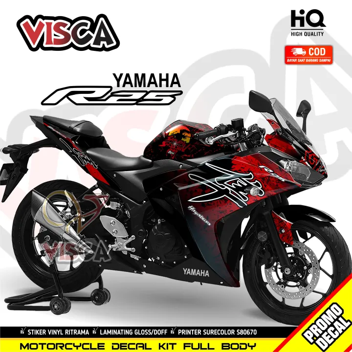Decal R25 Full Body Decal Yamaha R25 Old Stiker R25 Full Body Stiker ...