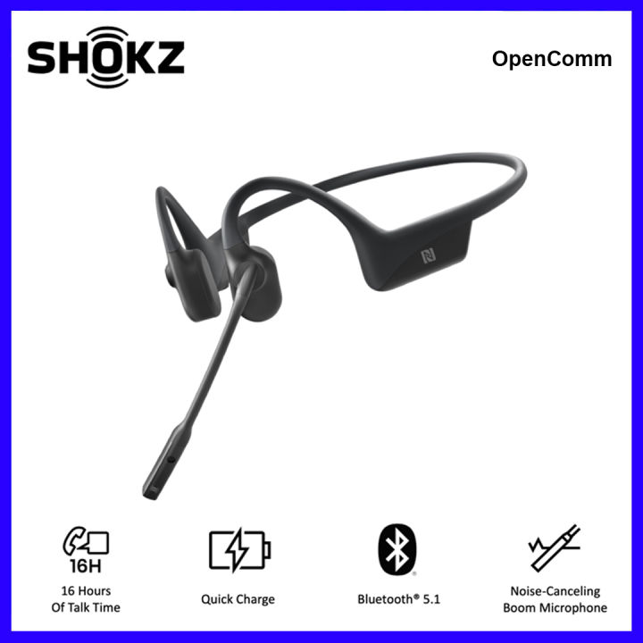 Original Shokz OpenComm Wireless Bone Conduction Headphones | Lazada PH