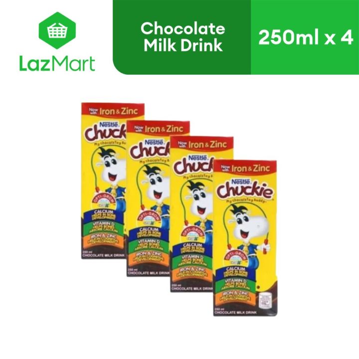 Chuckie Opti-Grow 250ml - Pack of 4 | Lazada PH