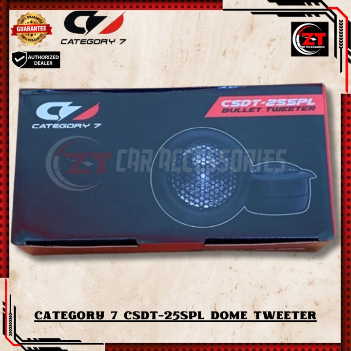 CATEGORY 7 CSDT-25SPL DOME TWEETER | Lazada PH