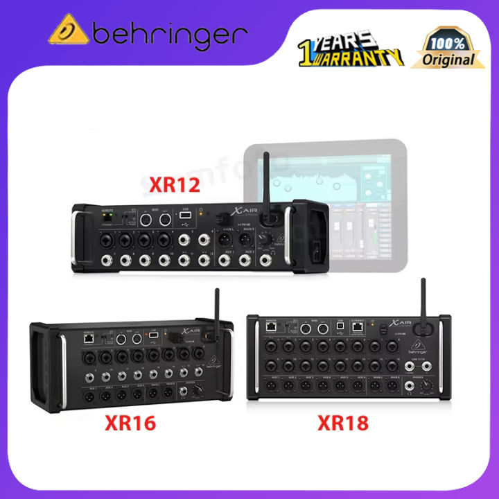 Behringer X Air XR18 XR16 XR12 Rackmount Digital Mixer for iPad/Android ...