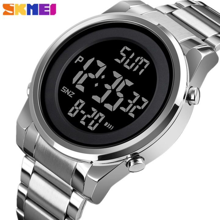 SKMEI Digital 2 Time Mens Watches Fashion LED Men Digital Wristwatch ...