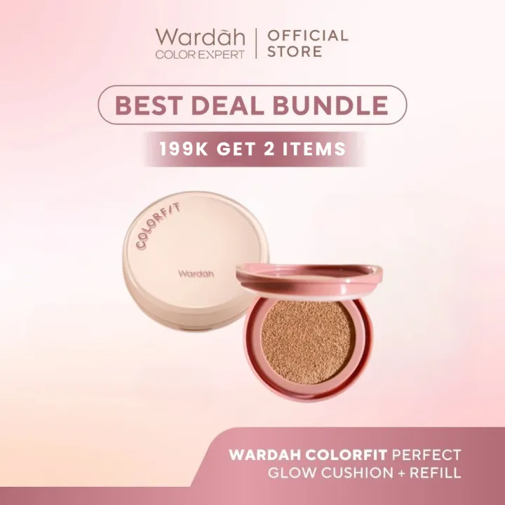Wardah Bundle Perfect Glow Cushion + Refill Cushion | Lazada Indonesia