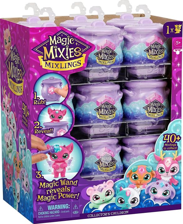 Magic Mixies Mixlings Collector’s Cauldron/ Magic sparkle mega pack 4 ...