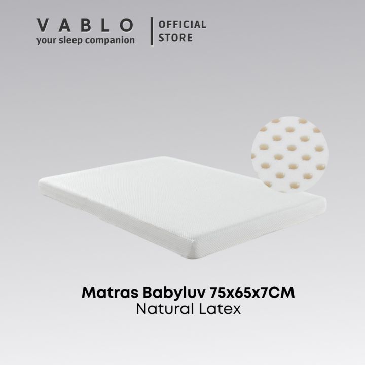 Vablo Baby Latex Mattress ( Kasur Bayi 100% Natural Latex ) | Lazada ...