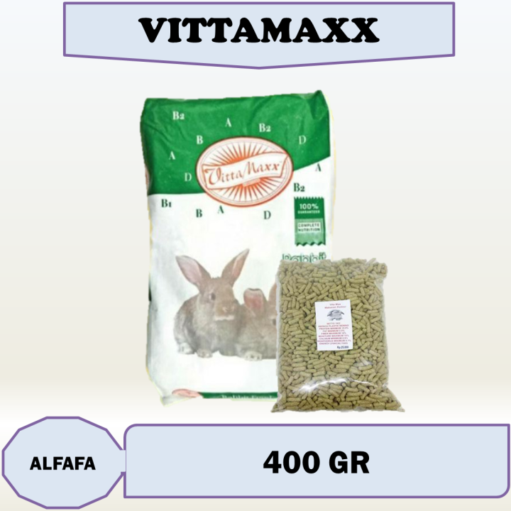 Makanan Kelinci, Marmut, Vittamaxx Vitta Maxx Rabbit Food Repack 400 Gr ...