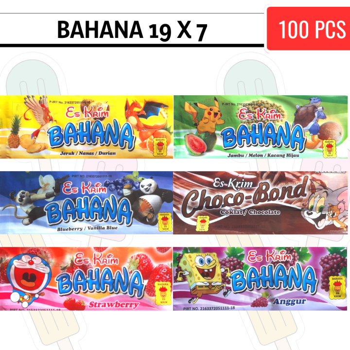 ISI 100 LEMBAR KEMASAN ES - PELUANG USAHA ES KRIM - PLASTIK ES MAMBO ...