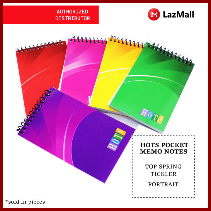 Hots Pocket Memo Top Spring Tickler Notebook | Lazada PH