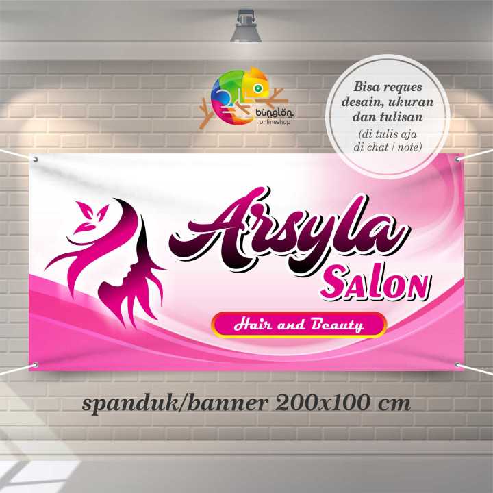Spanduk, Banner Salon Simple Keren | Lazada Indonesia