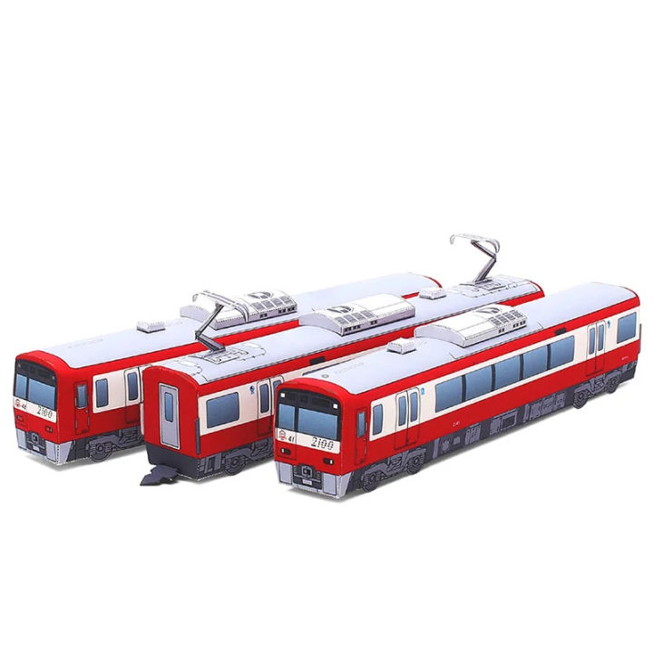Japan Electric Train Keikyu 2100 Locomotives Origami Handmade 3D Paper ...