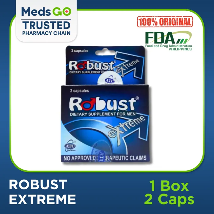 ROBUST EXTREME Capsule 2s - DISCREET PACKAGING | Lazada PH