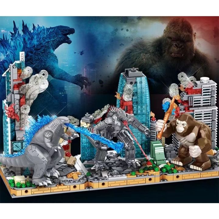 Compatible With Lego Mechanical Godzilla Vs King Kong Assembled ...