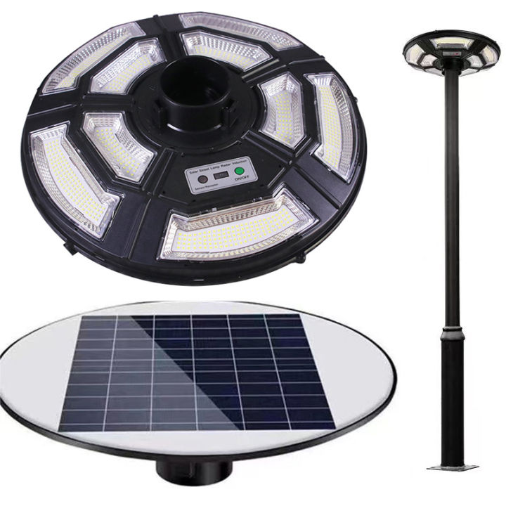 8000W UFO solar Light Waterproof IP67 Outdoor 8000W Round led light Remote Control LED Solar ...