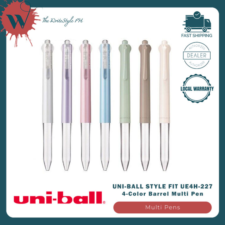 Uni-ball Style Fit (UE4H-227) 4-Color Barrel Multi Pens | Lazada PH