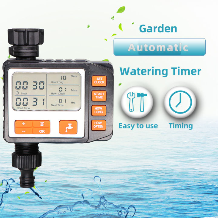 Garden Drip Irrigation Watering Timer Automatic Programmable Digital ...