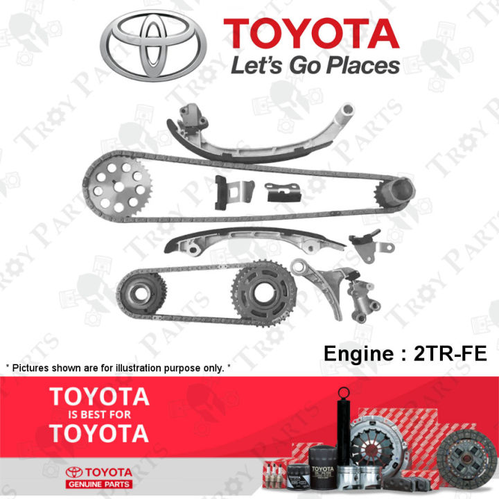 (12pc) Original Toyota Timing Chain Kit Set 13506-75050 for Toyota ...
