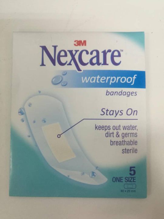 3M NEXCARE BANDAGES/PLASTER LUKA WATERPROOF 5'S | Lazada