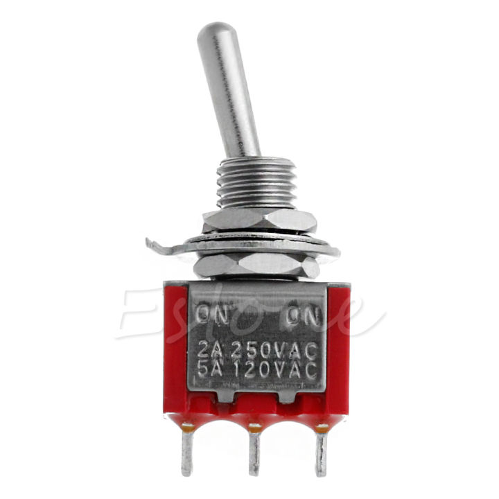 Heavy Duty Rocker Toggle Switch SPDT 3 Terminals 2 Position (ON)-(ON ...