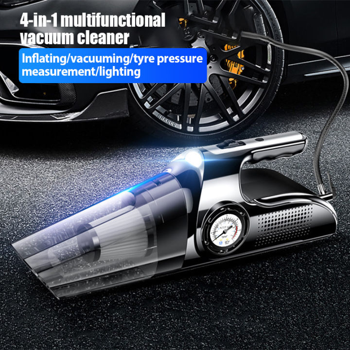 Multifunction vacuum cleaner 4 in 1 with onboard compressor, 120 W ...
