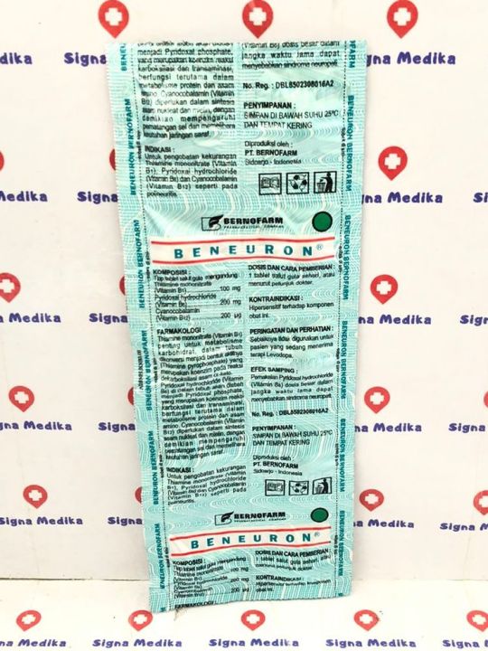 Beneuron Strip Isi 10 Tablet - Vitamin B Complex | Lazada Indonesia