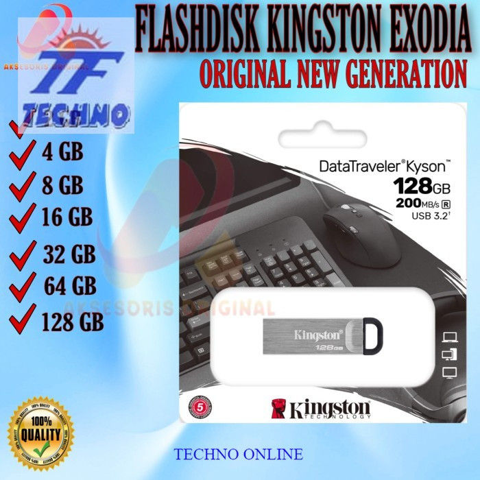 Flashdisk Kingston Exodia USB 3.2 Flash Drive Original 100% | Lazada ...