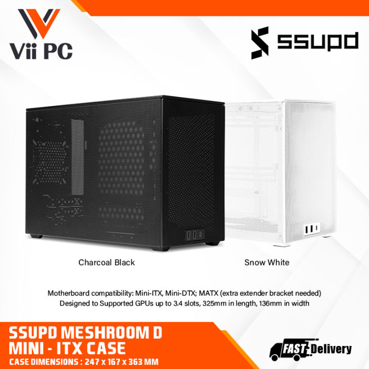 SSUPD MESHROOM D CASE Support ITX MATX Motherboard and SFX / SFX-L ...
