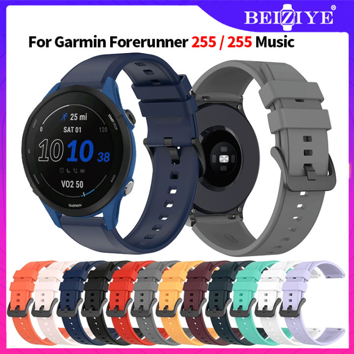 ของแท้ สาย Garmin Forerunner 255 สร้อยข้อมือสายรัดข้ สายรัดซิลิโคนกีฬา ...
