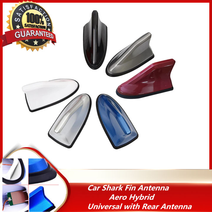 Sharks Fin Antenna For Car Aero Hybrid Universal with Rear Antenna Car ...