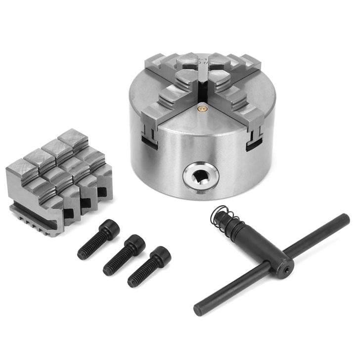 4inch 100mm 4 Jaw Self Centering Lathe Chuck With Extra Jaws Turning ...