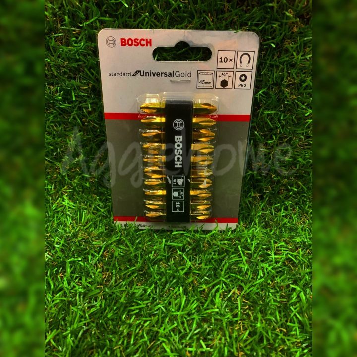 BOSCH ดอกไขควง รุ่น 2608521041 1/4" PH2X45MM (1แพ็ค/10 ชิ้น) STANDARD ...