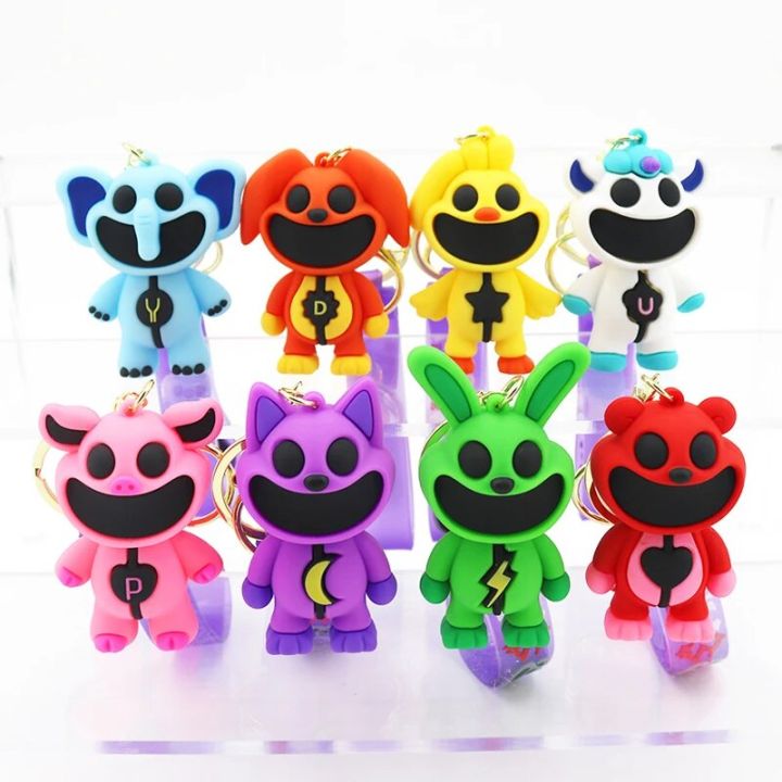 Game Smiling Critters Keychain Cartoon Hopscotch Catnap Bearhug Key ...