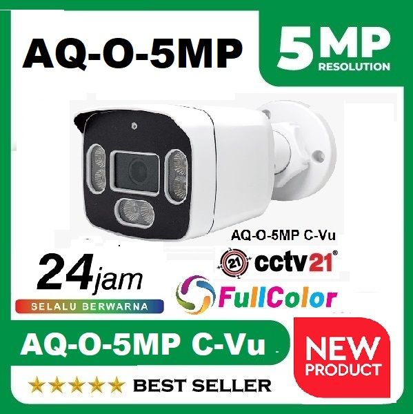 Kamera CCTV Outdoor Real 5MP AQ-O-ColorVu Full Color 24Jam Berwarna ...