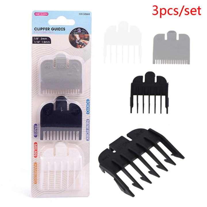 Fkend 3Pcs/set Universal Hair Clipper Limit Comb Guide Attachment ...