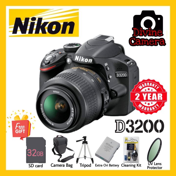 Nikon D3200 18-55mm kit Entry Level DSLR Camera | Lazada