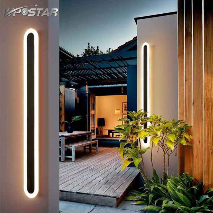 Nordic Modern LED Outdoor Wall Lamp Waterproof IP65 Garden Porch Wall ...