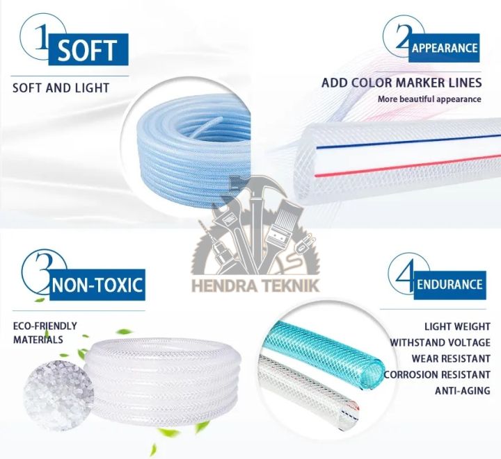SELANG BENANG 5/16 INCI SELANG HIGH PRESSURE HOSE 5/16 POMPA DC SELANG ...