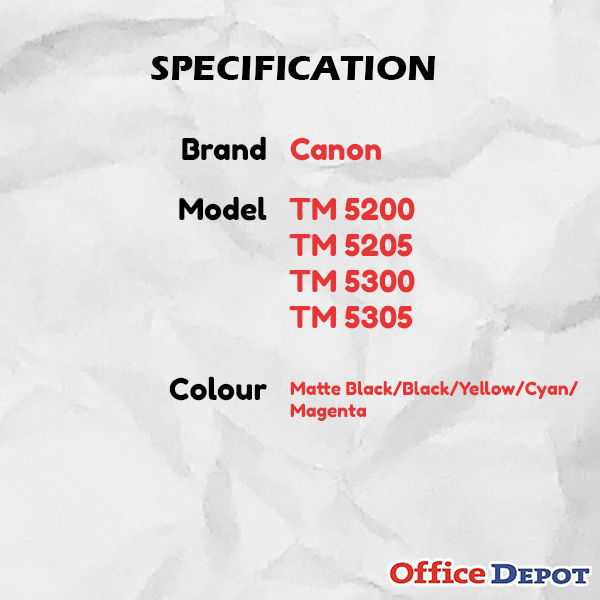 Ink Tank PFI-8120 Canon TM5200/TM5205/TM5300/TM5305 Series Genuine | Lazada