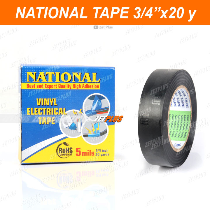 ISOLASI NATIONAL HITAM /solasi kabel listrik nasional/lakban PVC ...