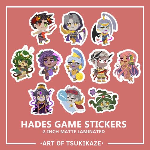 Hades Game Matte Laminated Stickers Lazada Ph