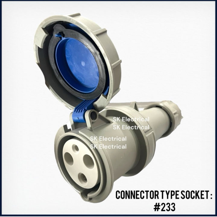 WIXIM 63A 3 PRONG INDUSTRIAL PLUG | SOCKET | CONNECTOR | Lazada PH