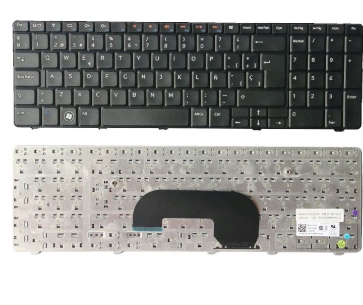 Laptop Keyboard For Dell 7010 Inspiron 17R-N7010 17-N7010 | Lazada PH